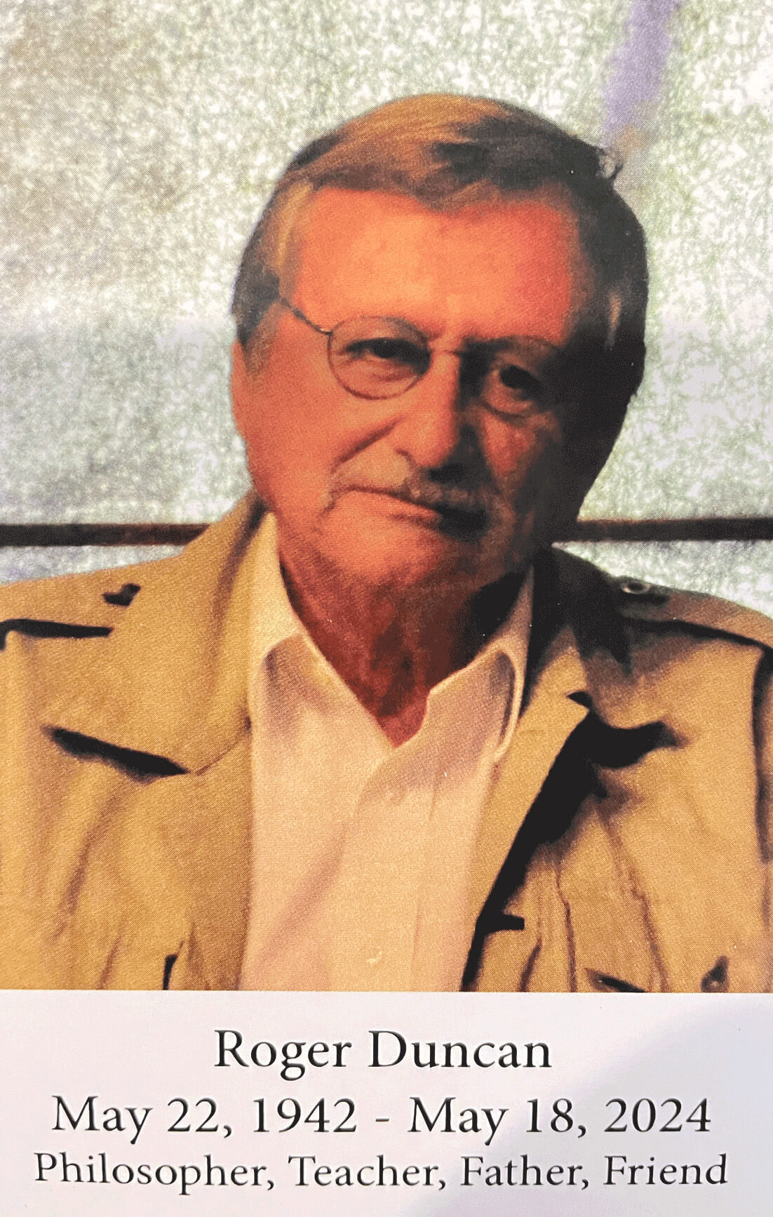 A Tribute to my mentor, Professor Roger Duncan - The Independent Film ...